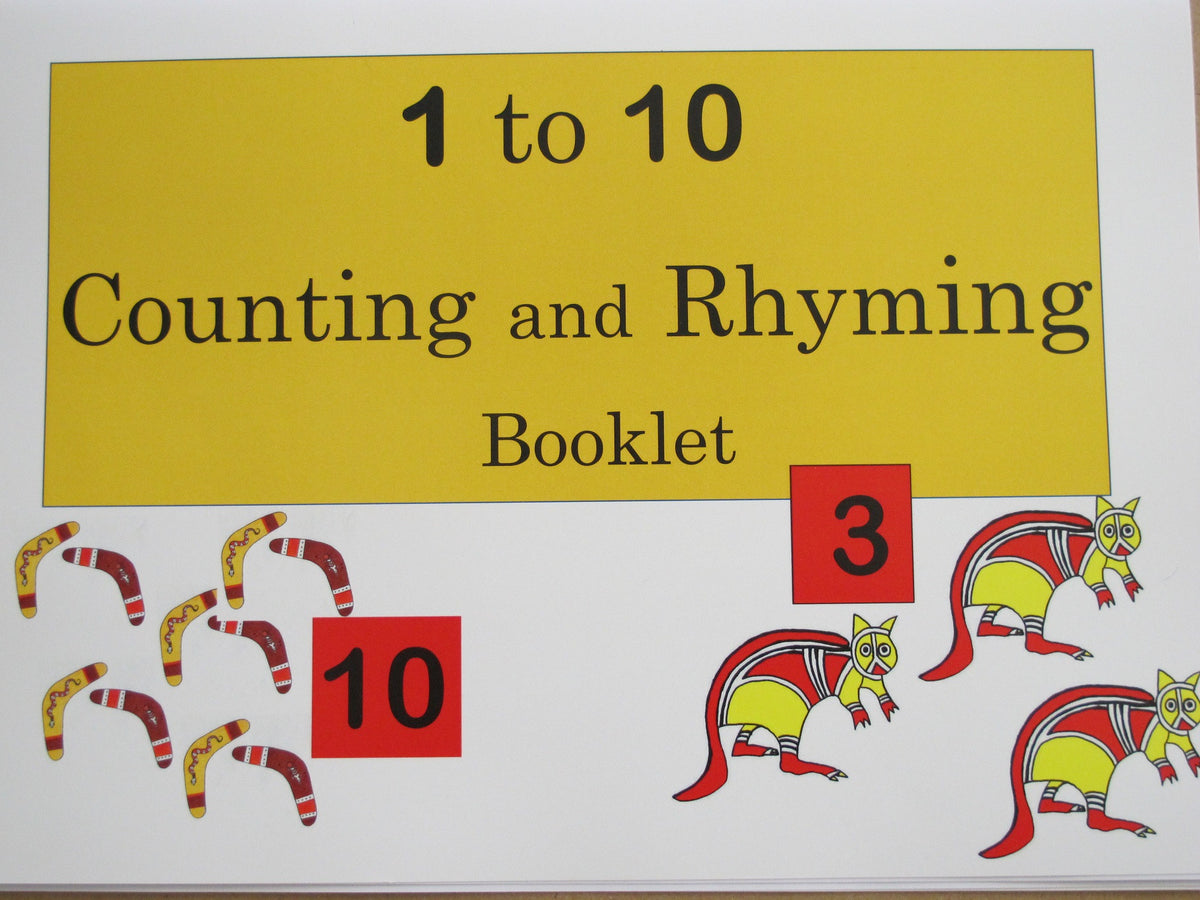 1 to 10 Counting and Rhyming Book – Primary Toys