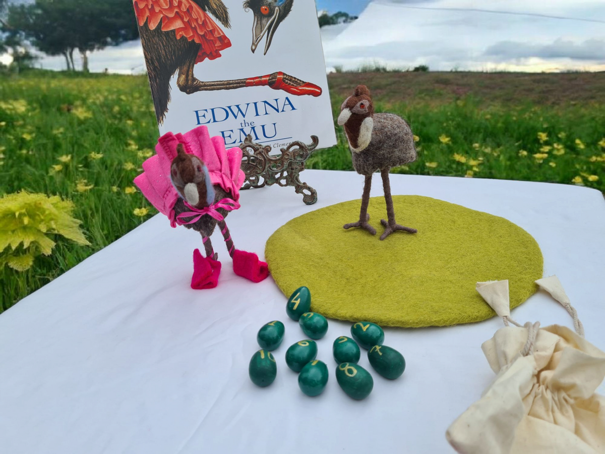 Edwina the Emu – Story Bag (Available on Back-order Only) – Primary Toys