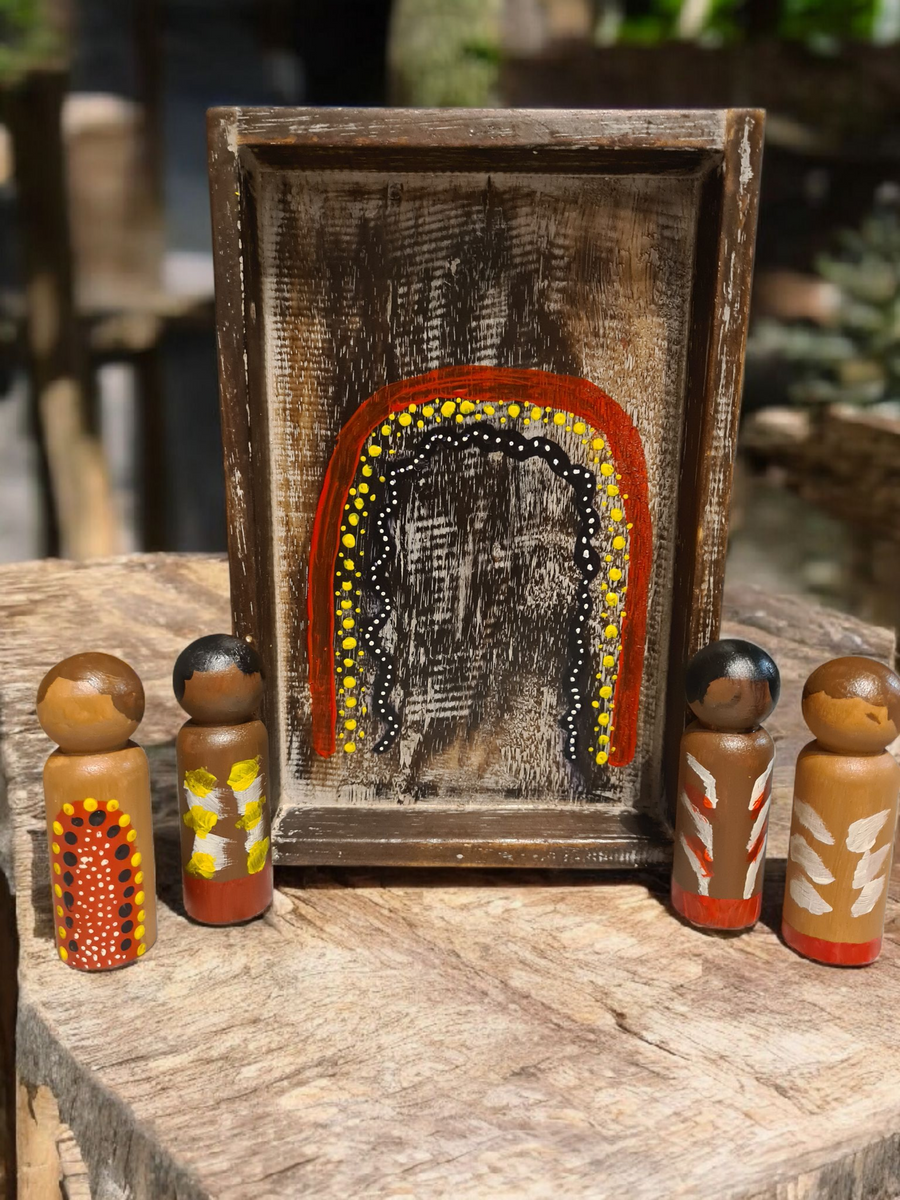 Indigenous Storytelling Peg Doll Set – Primary Toys