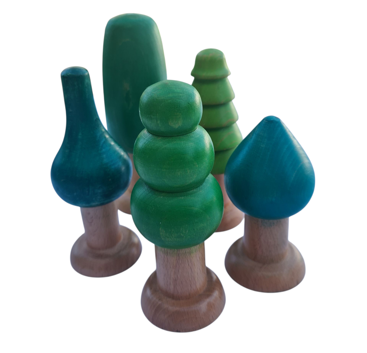 Fresh & Green Spring Forest Collection – 5 Piece Wooden Set | Primary Toys