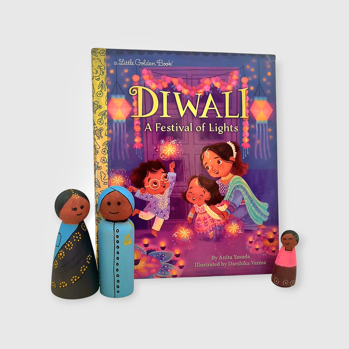 Diwali Story Book & Peg Doll Set – Festival of Lights Learning ...