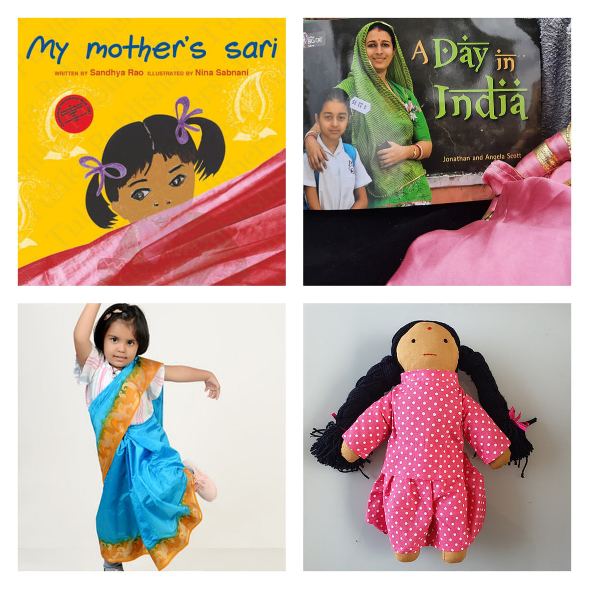 Indian Learning resource set of 4 – Primary Toys