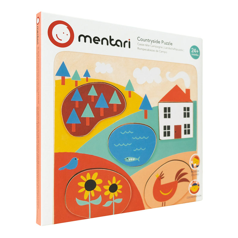Countryside Puzzle | Wooden Rural Life Puzzle for Early Learning ...