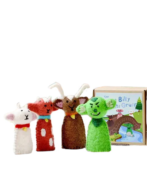 Three Billy Goats Gruff Finger Puppet Set | Fun Hands-On Play – Primary ...