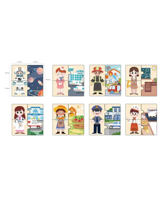 Matching Profession Puzzle Set – Primary Toys