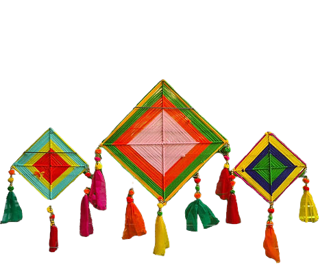 Kite Shaped Window Hangings – Primary Toys