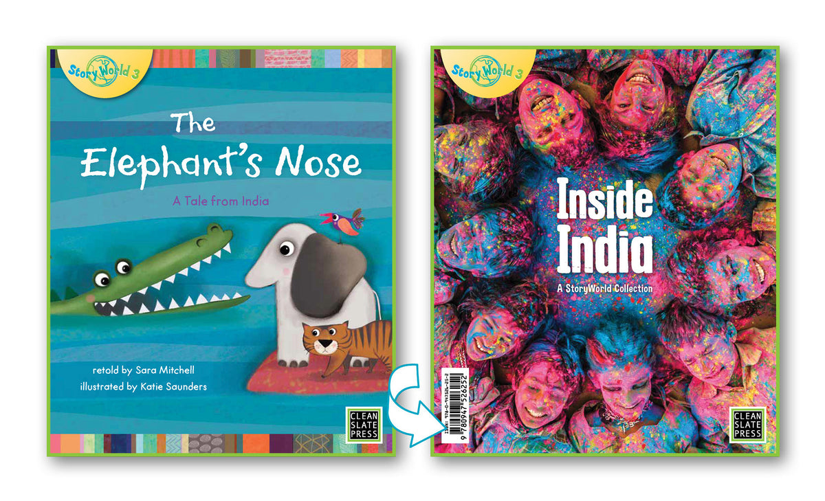 Inside India/Elephant's Nose -Flipside book (India) – Primary Toys